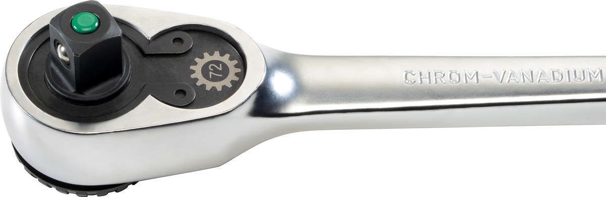 Reversible ratchet Varicat, 1/4", 72 teeth | HEYCO Qualitätswerkzeuge