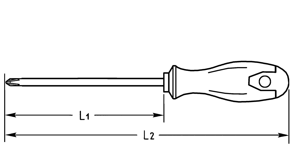 Cross Slot screwdrivers for cross slot screws PHILLIPS-RECESS | HEYCO ...
