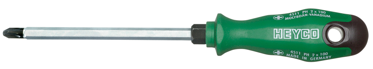 Cross Slot screwdrivers for cross slot screws PHILLIPS-RECESS | HEYCO ...