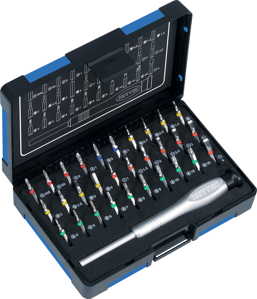 Precision bit-set, 31 pcs. | HEYCO Qualitätswerkzeuge