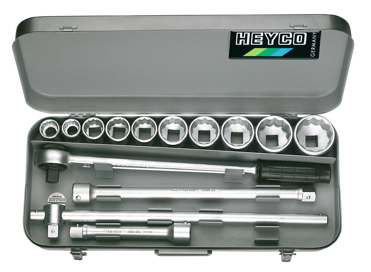 Socket Set, 14 pcs., 3/4" | HEYCO Qualitätswerkzeuge