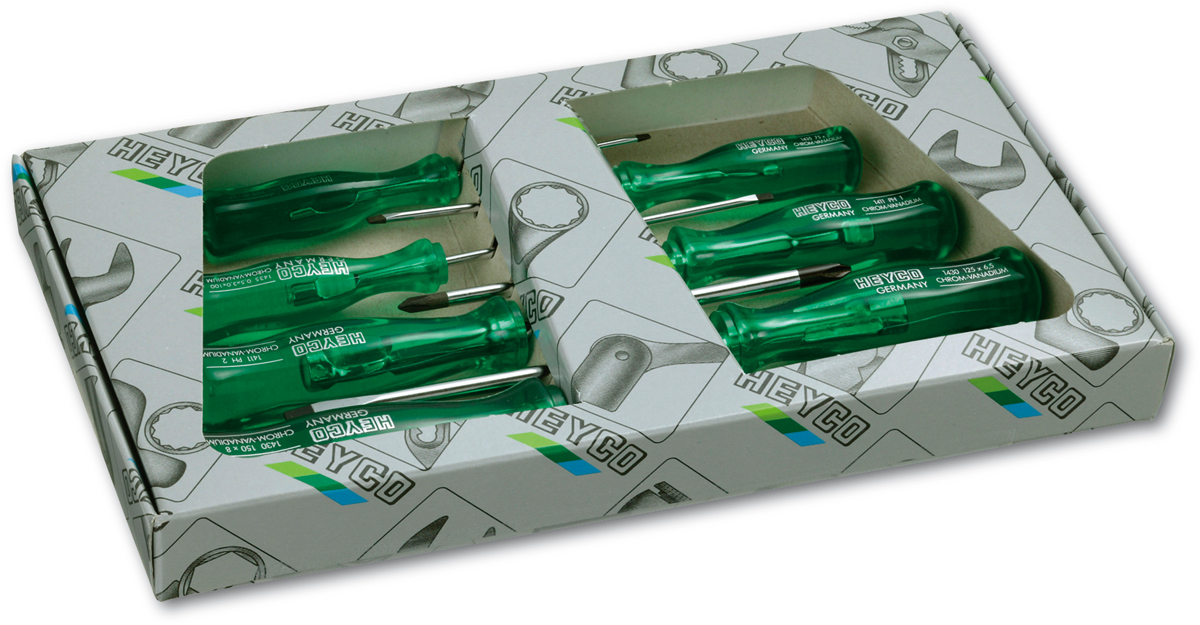 Screwdriver Sets, 7 pcs. | HEYCO Qualitätswerkzeuge