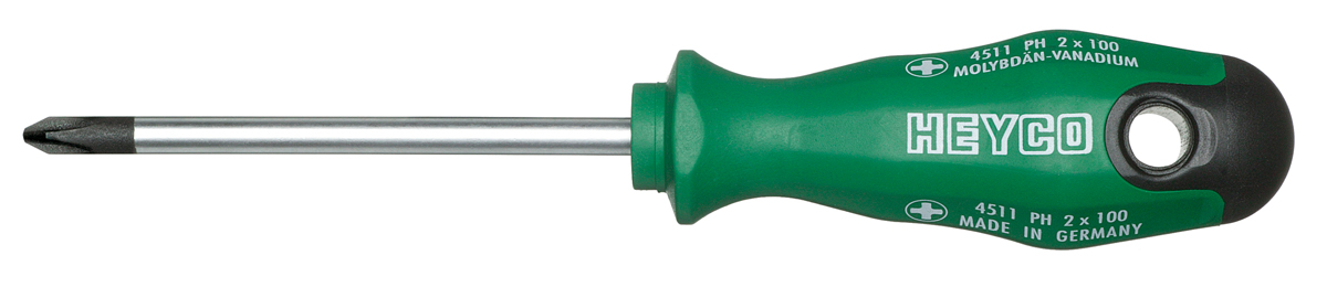 Cross Slot screwdrivers for cross slot screws PHILLIPS-RECESS | HEYCO ...